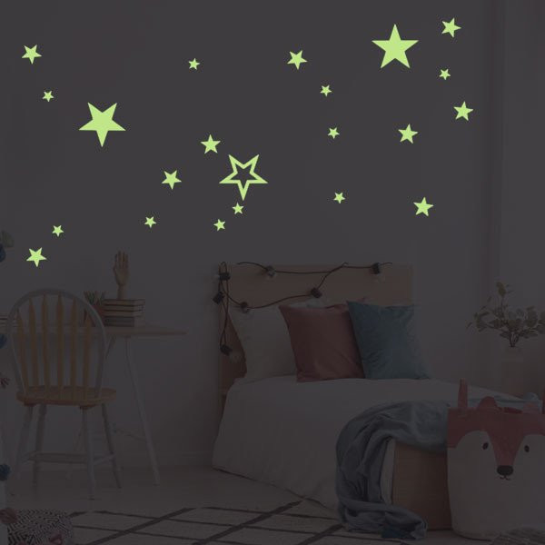 Fluorescent stars - Decorative sticker