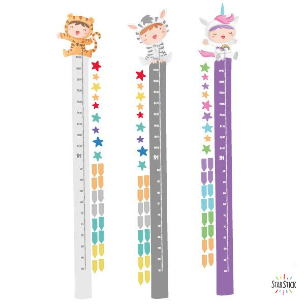 Ninja - Height chart sticker