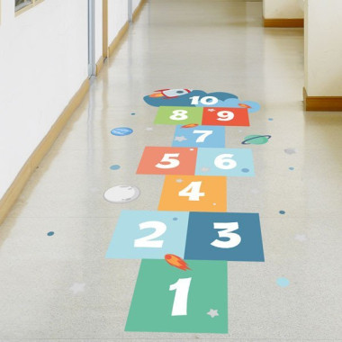 Hopscotch and floor games