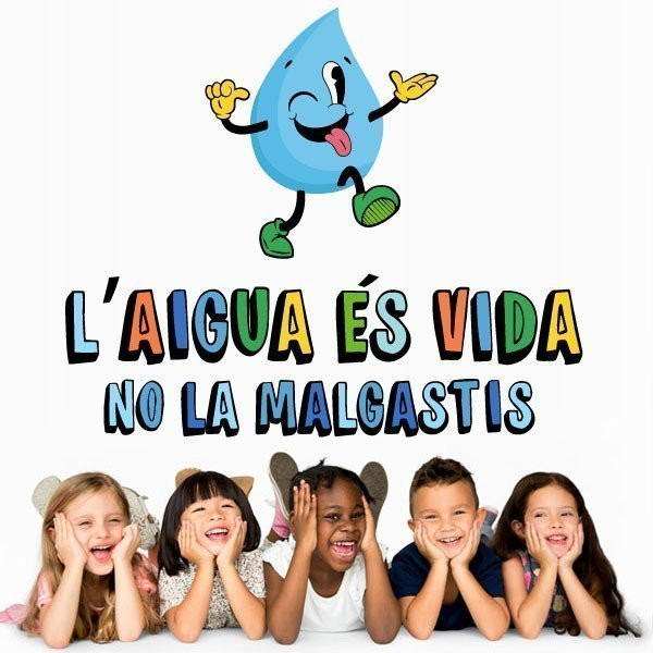 Stickers pour centres éducatifs L'eau, c'est la vie (*‿*) | STARSTICK®